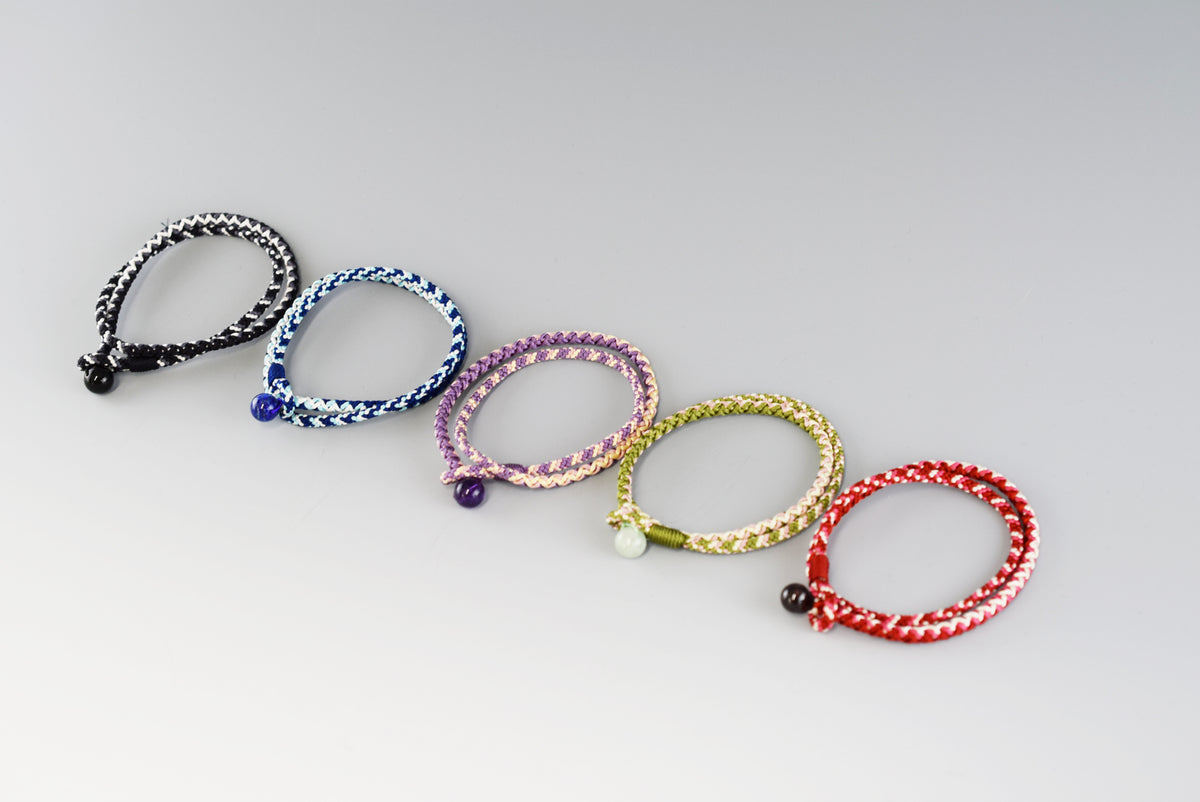 Tozaburo Himo x Kyoto Asahiya kumihimo gemstone bracelet – 京都あさひ屋－Kyoto ...